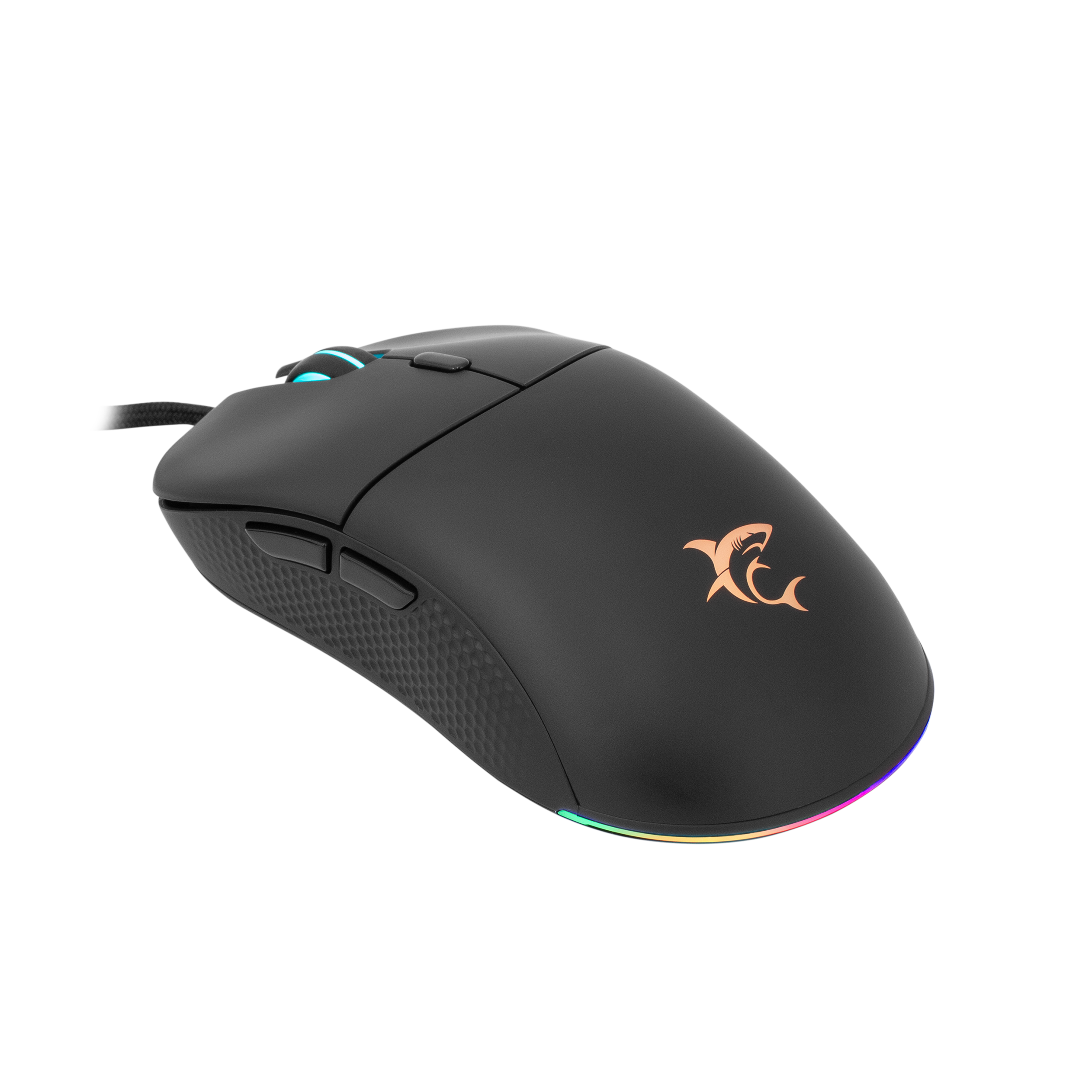 WHITE SHARK RGB gaming mouse GM-5010 BAGDEMAGUS black 7200dpi